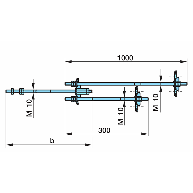 BPW Pull Rod Assembly Linkage for BPW Tandem Axle Caravans- Mechanical ...