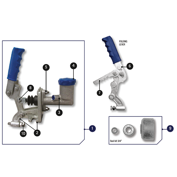 CM Override Coupling - Master Cylinder & Bracket Parts- CM Coupling ...
