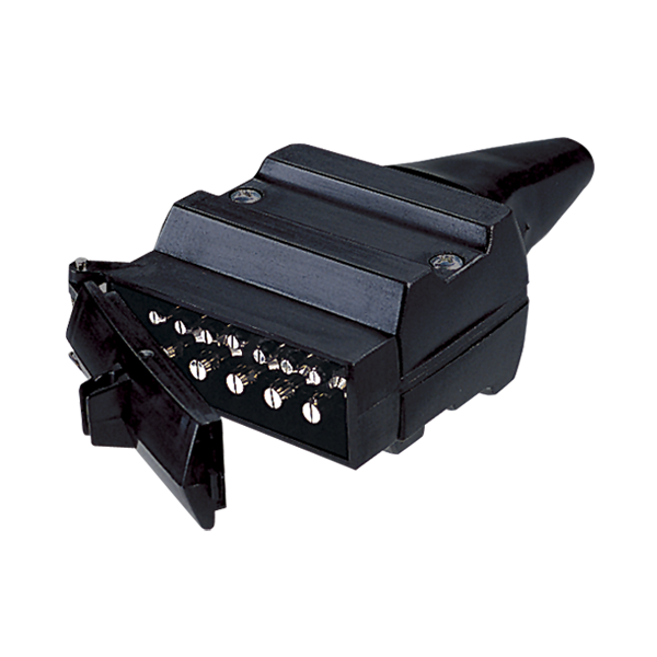 Narva Trailer Plug - 12 Pin Flat Male- Trailer Plugs - Sockets ...