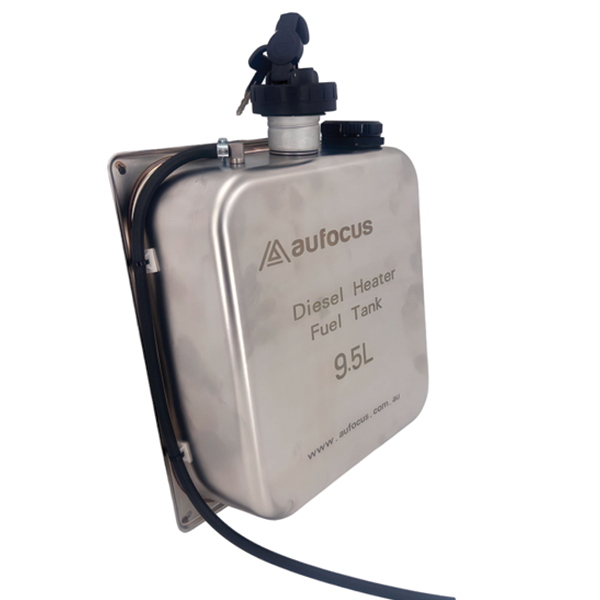 aufocus Stainless Steel 9.5L Diesel Fuel Tank- Diesel Caravan/Motorhome ...